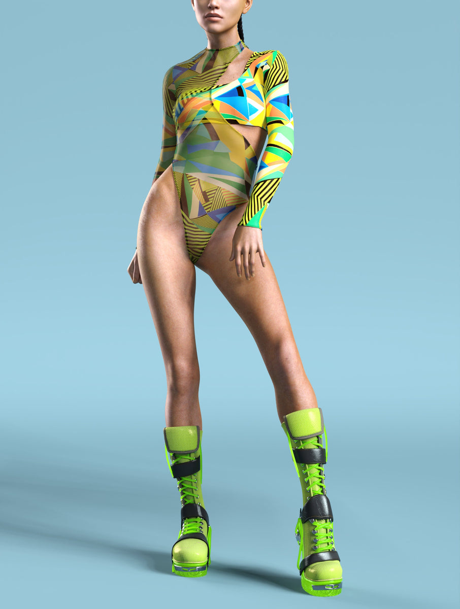 Jade Behemoth Split Leotard – CandyCatz