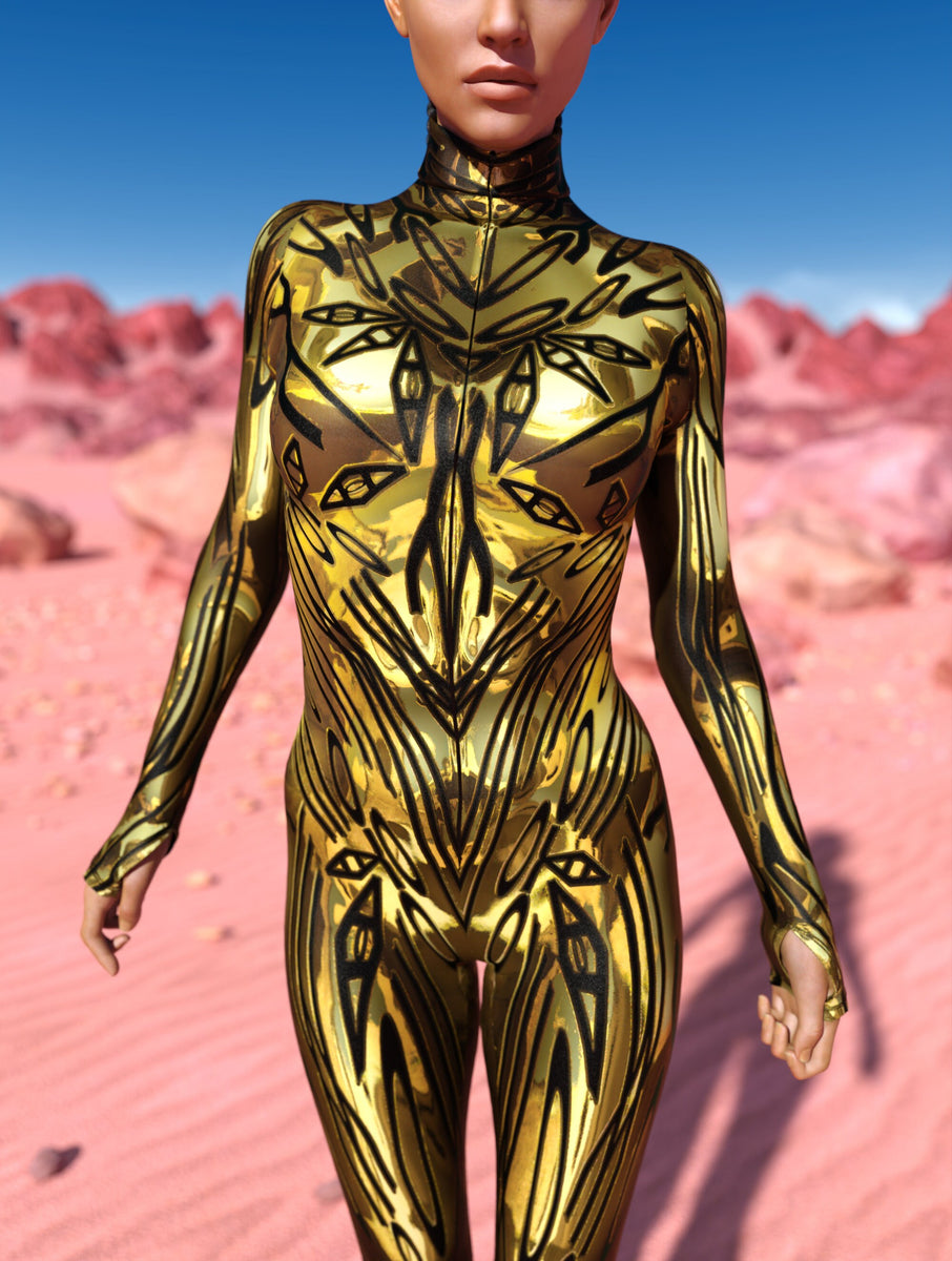 Corrupted Gold Costume Candycatz