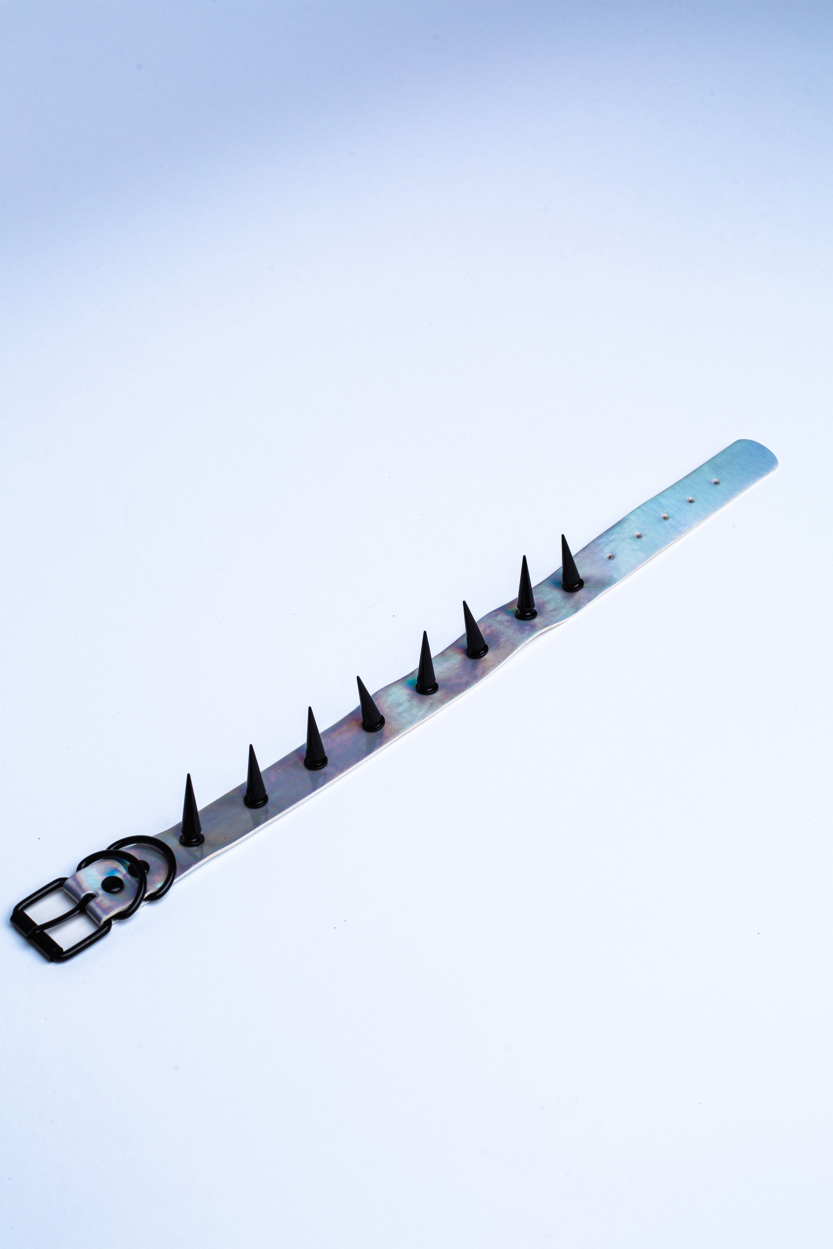 Sterling Spike Silver Choker – CandyCatz