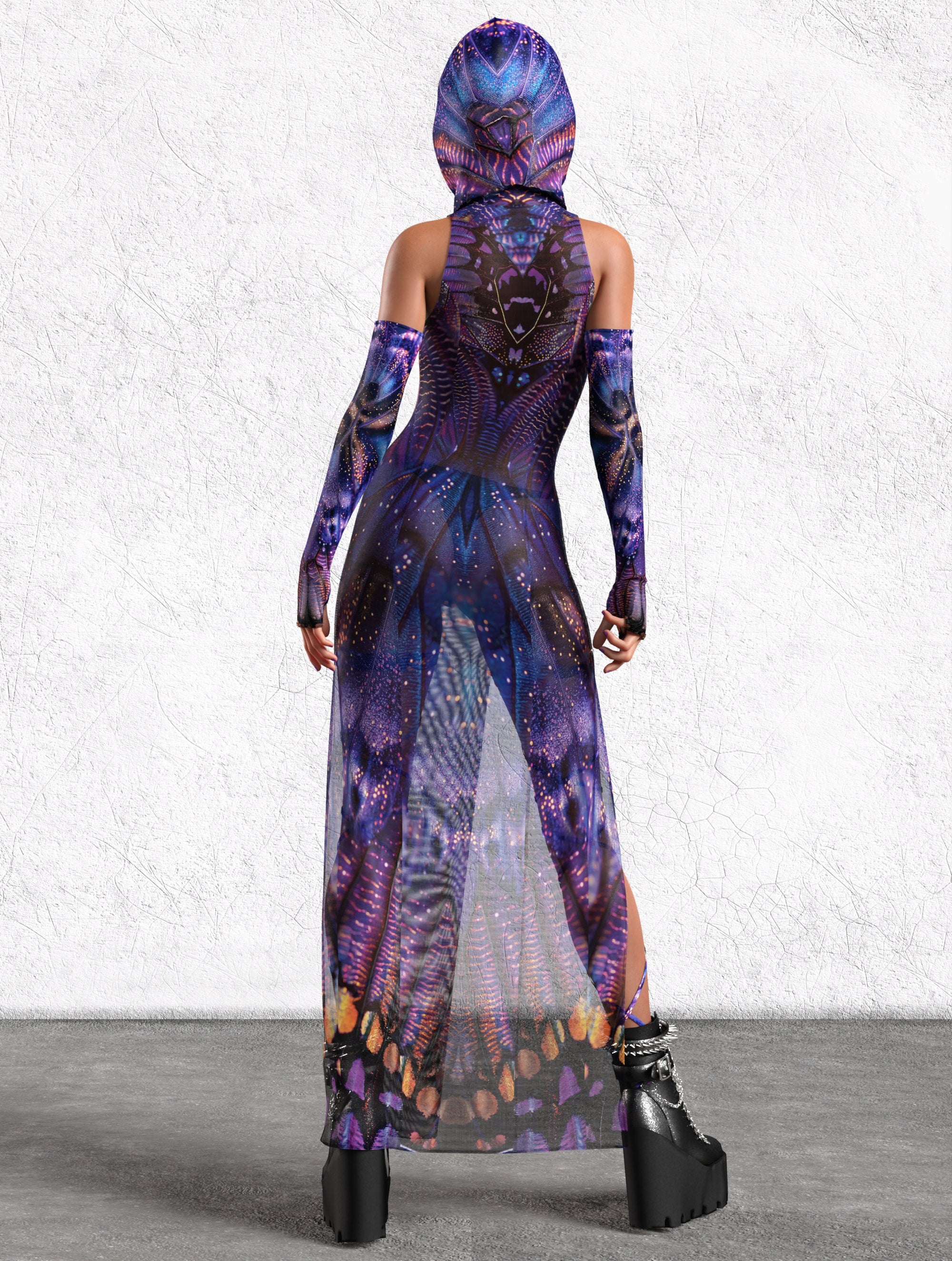 Midnight Desire Rave Hood – Candy Catz
