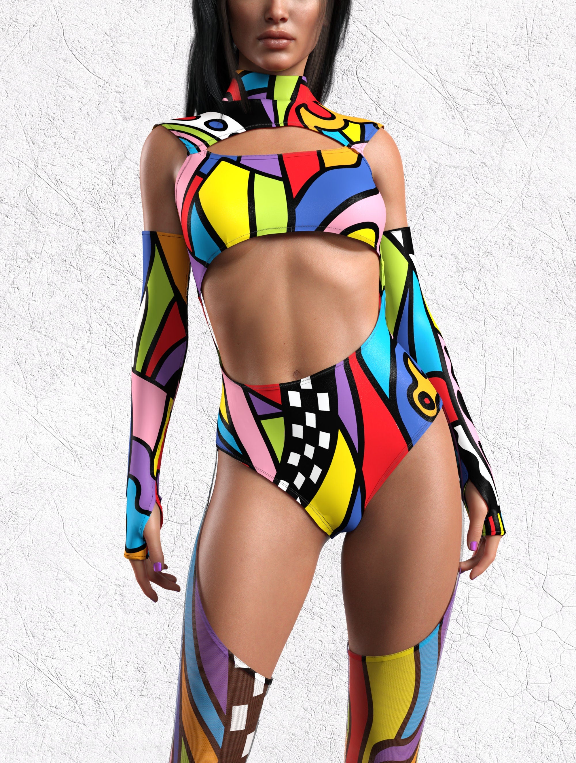 Maniac Chaps Leotard – CandyCatz