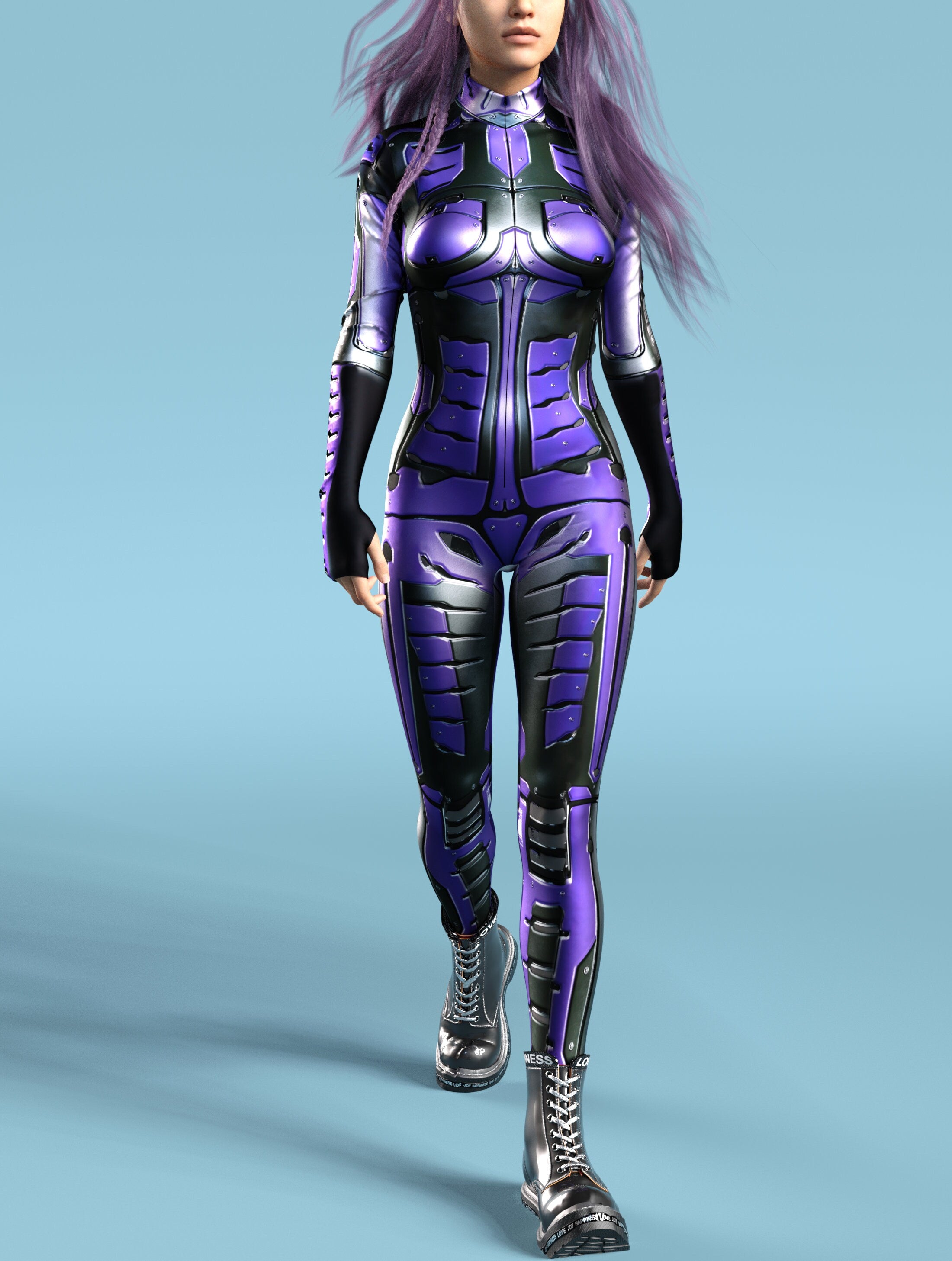 Invader Skin Purple Costume – CandyCatz