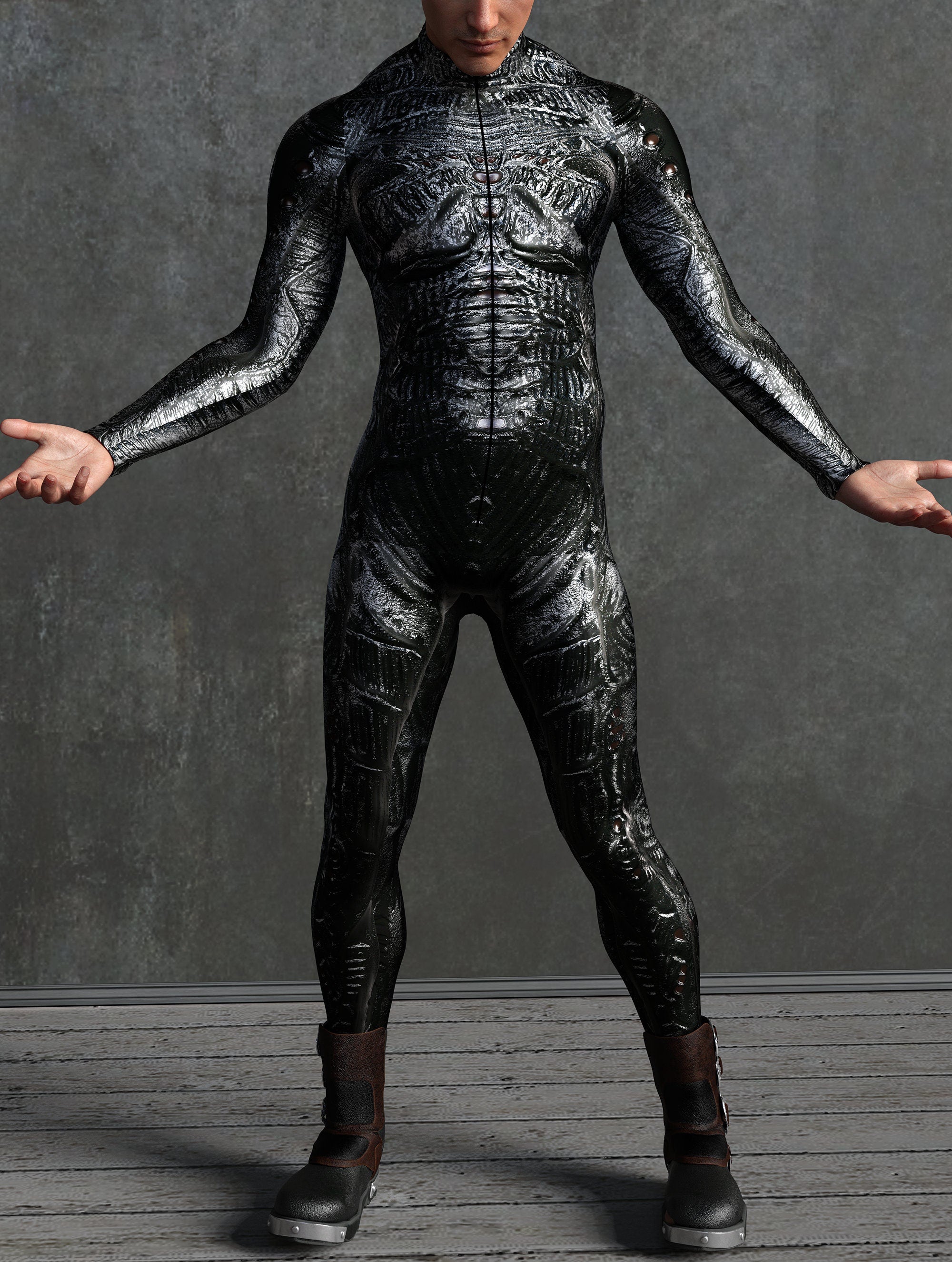 Burned Zombie Male Costume – CandyCatz