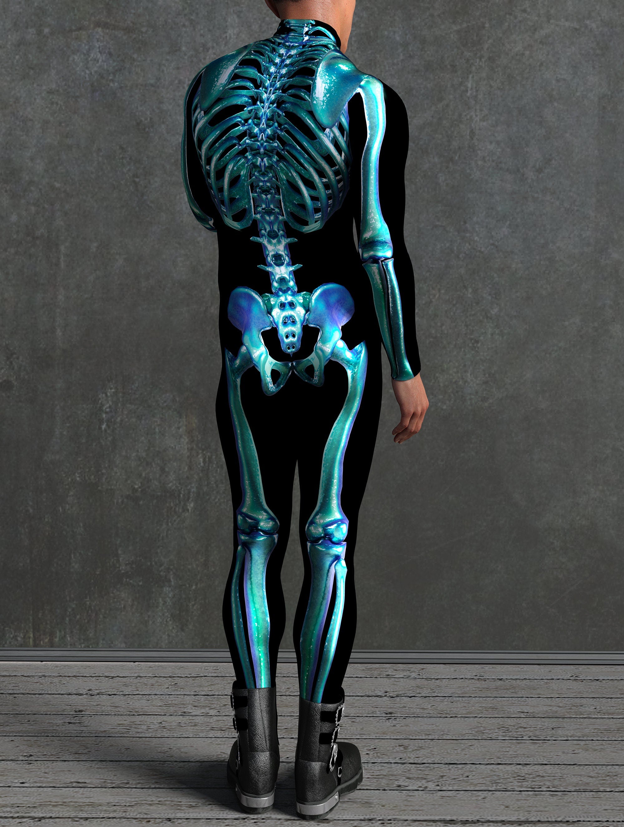 Blue Candy Skeleton Male Costume – CandyCatz