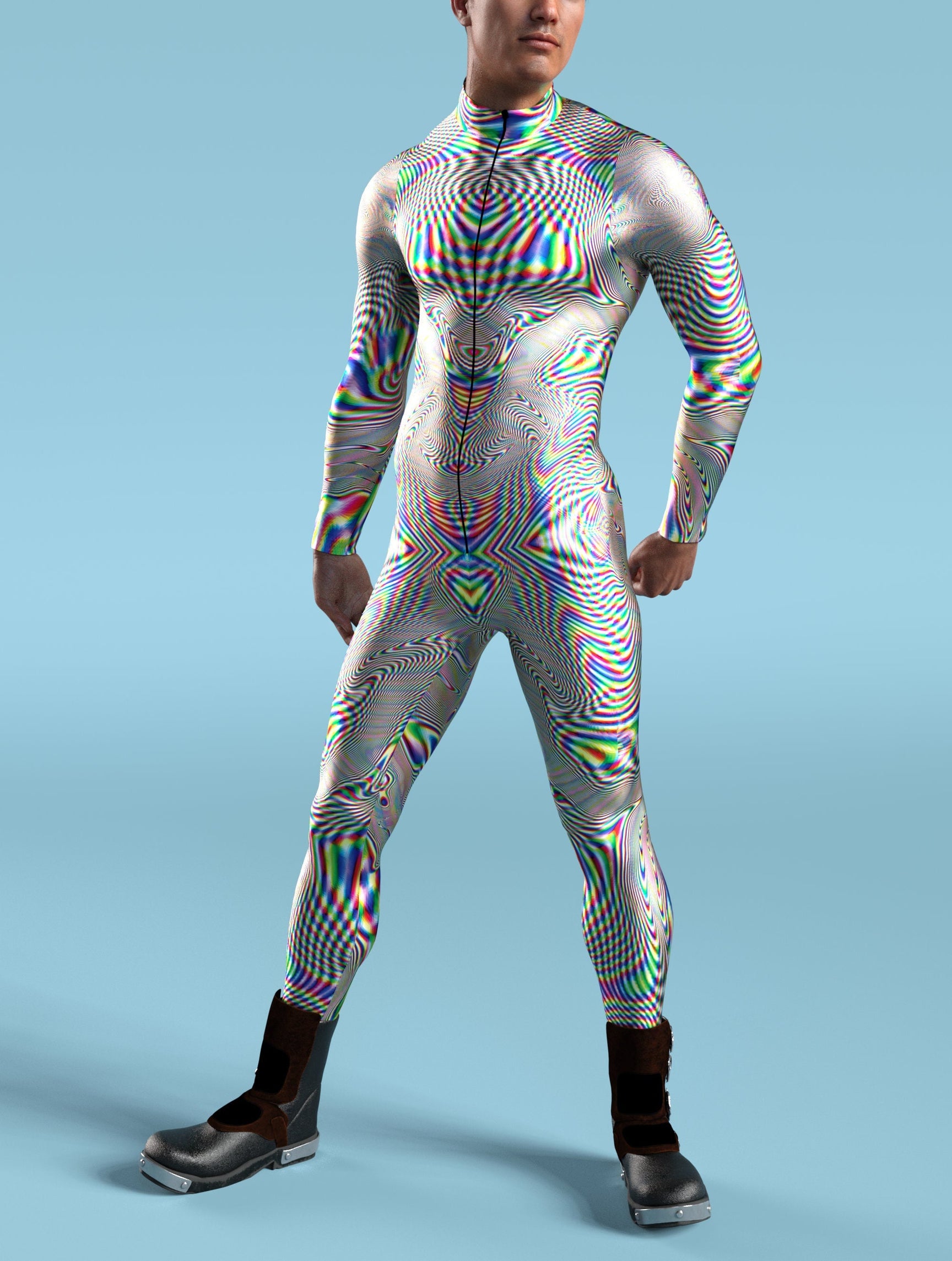Glitcher Male Costume – Candy Catz