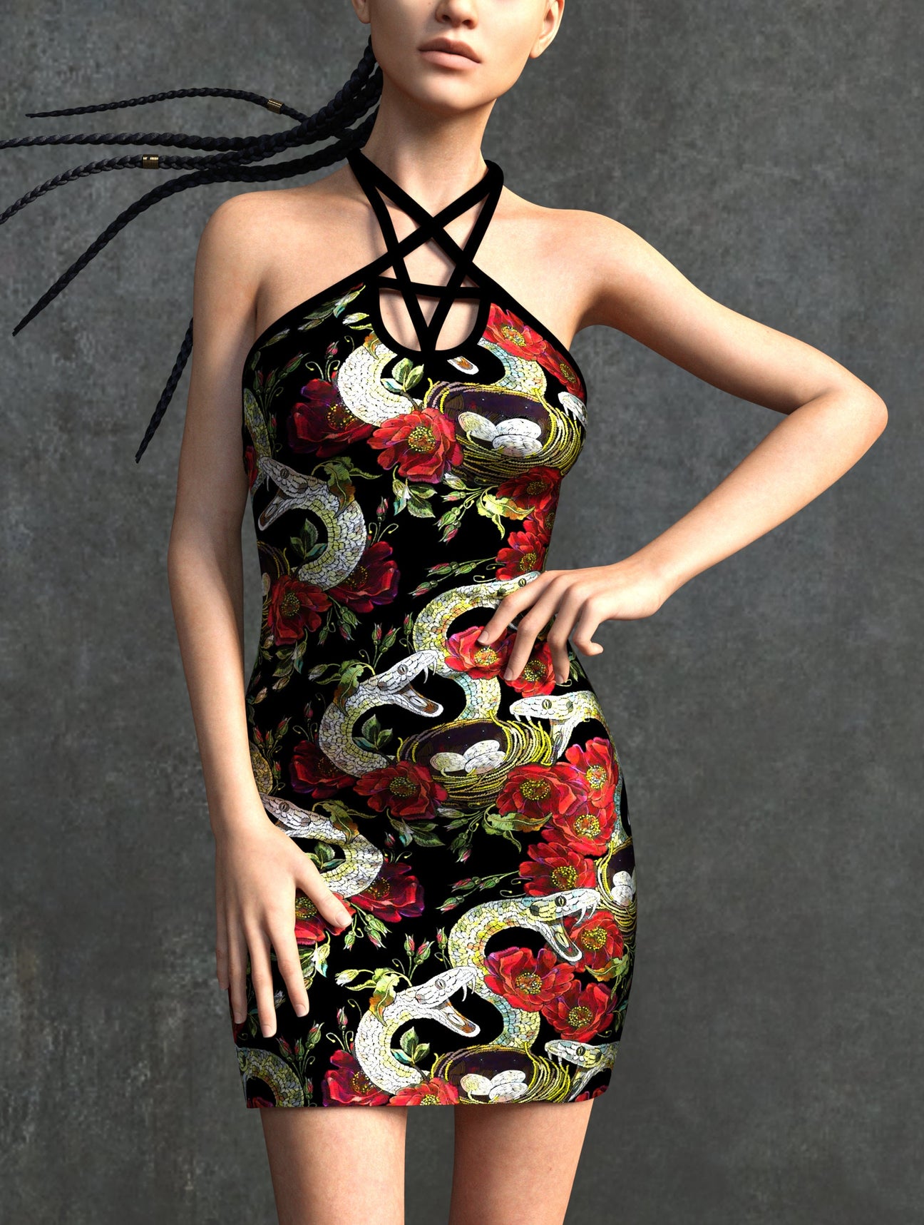 Snake Pentagram Dress – Candy Catz