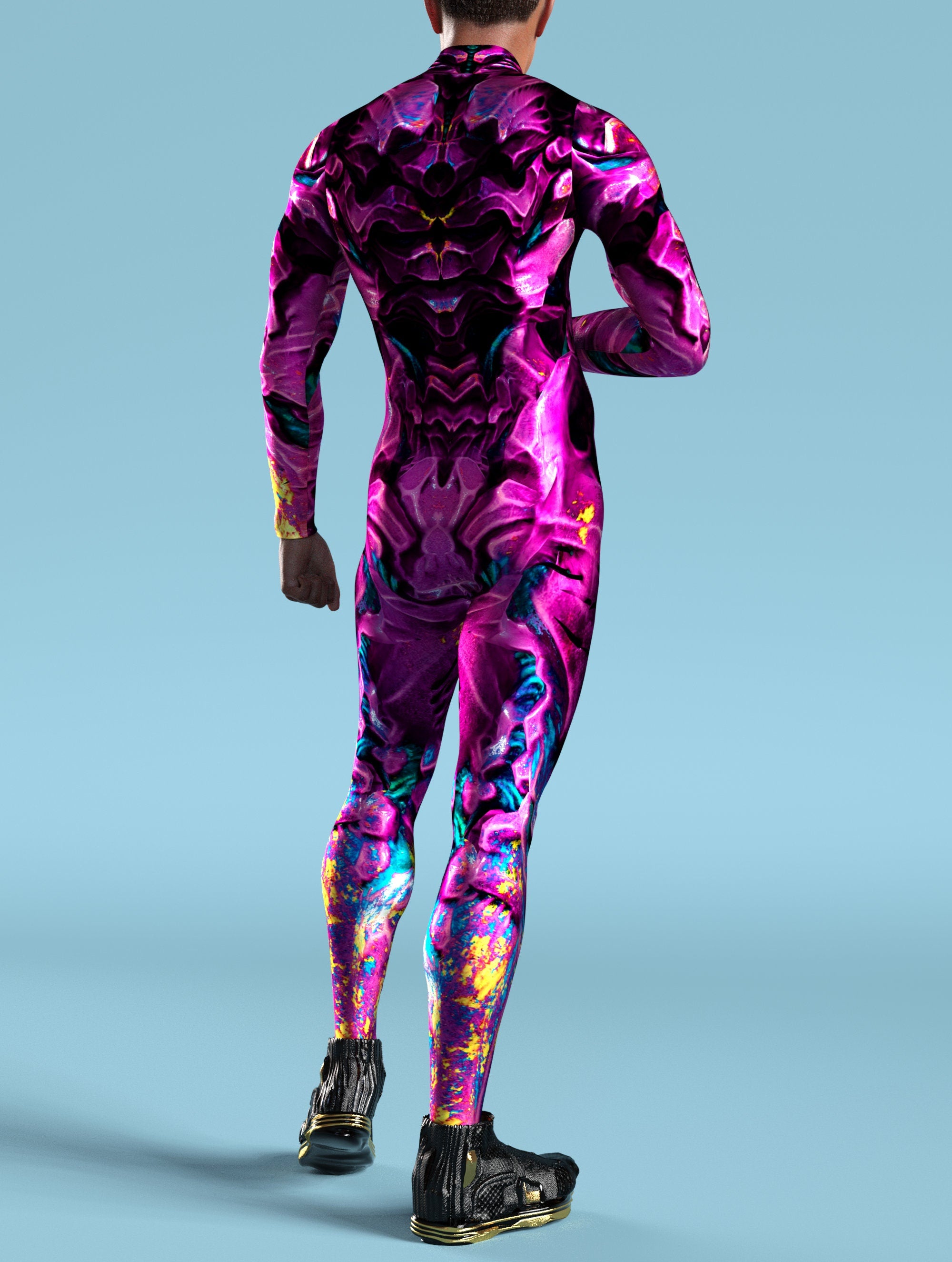 Kryptonian Armour Magenta Male Costume – CandyCatz