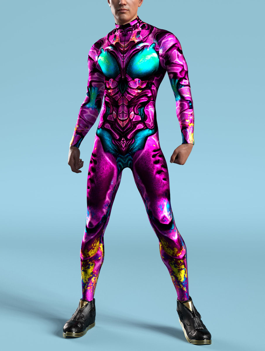 Kryptonian Armour Magenta Male Costume – CandyCatz
