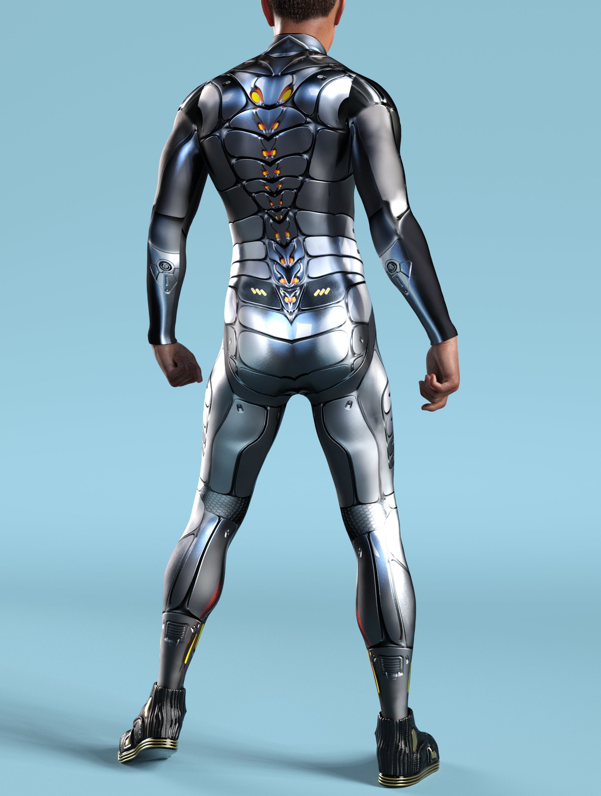 Justice Bot Male Costume – CandyCatz