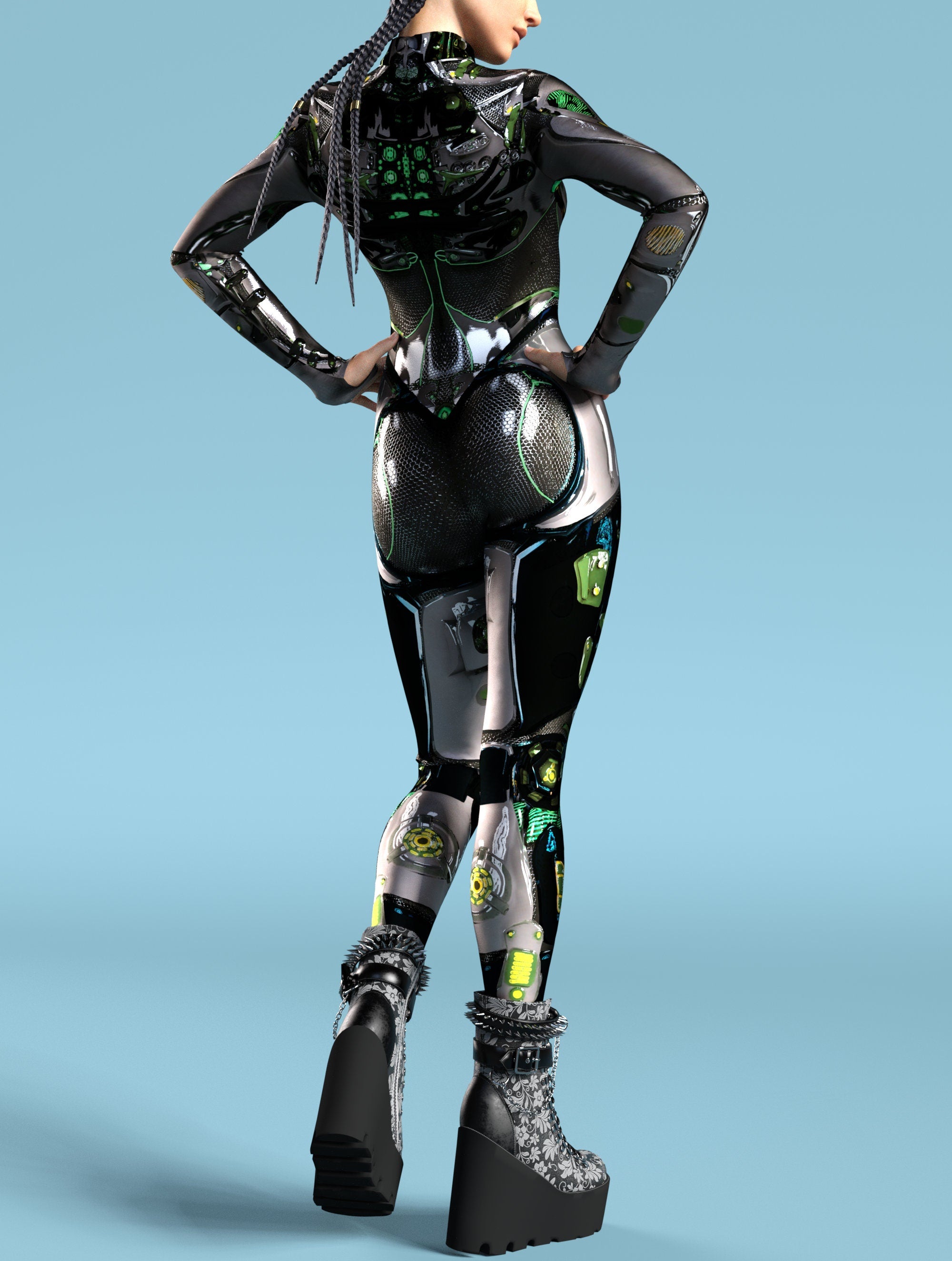 Cat Fiber Bot Costume – CandyCatz