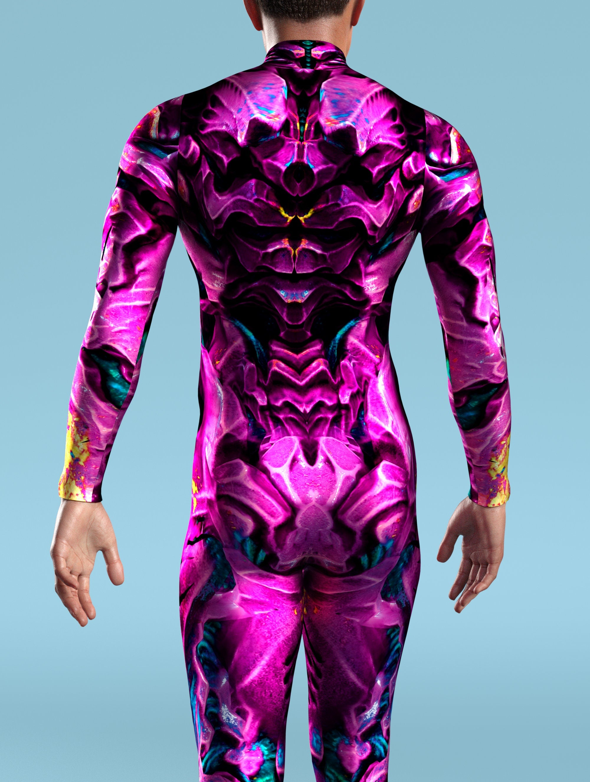 Kryptonian Armour Magenta Male Costume – CandyCatz