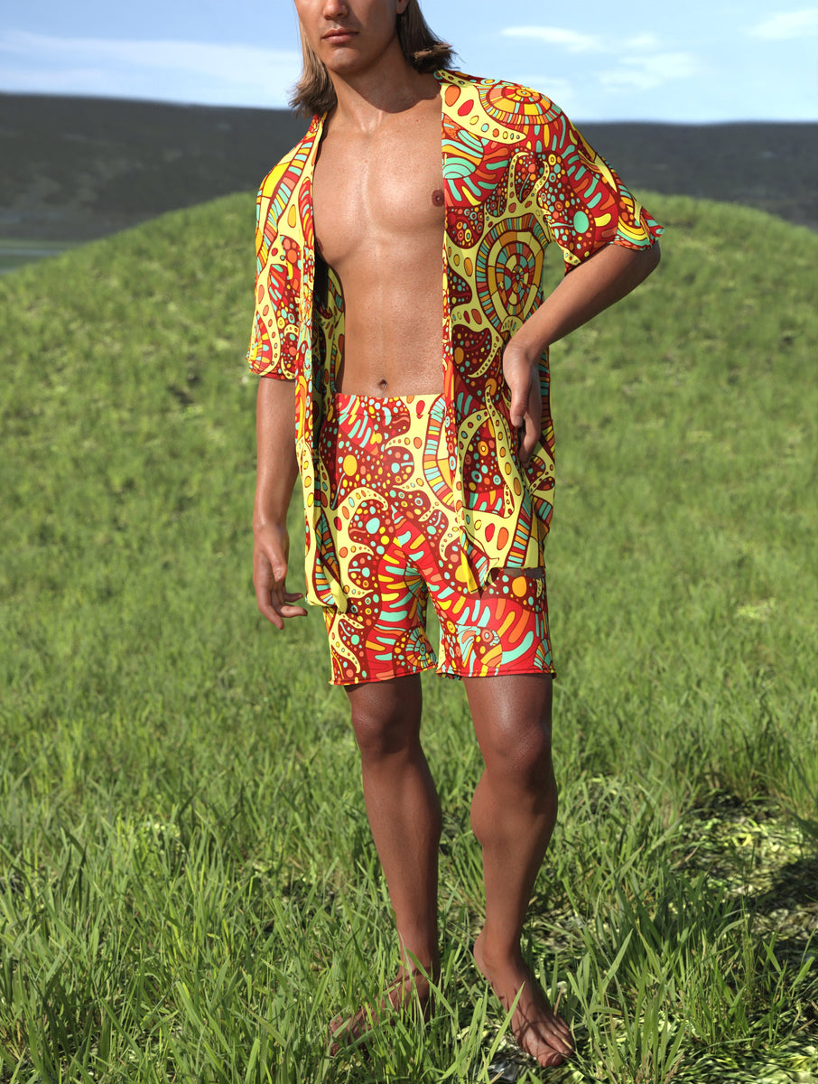 Panajay Male Half Robe – CandyCatz