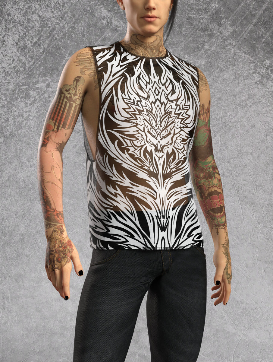 Predator Mesh Male Muscle Top – CandyCatz