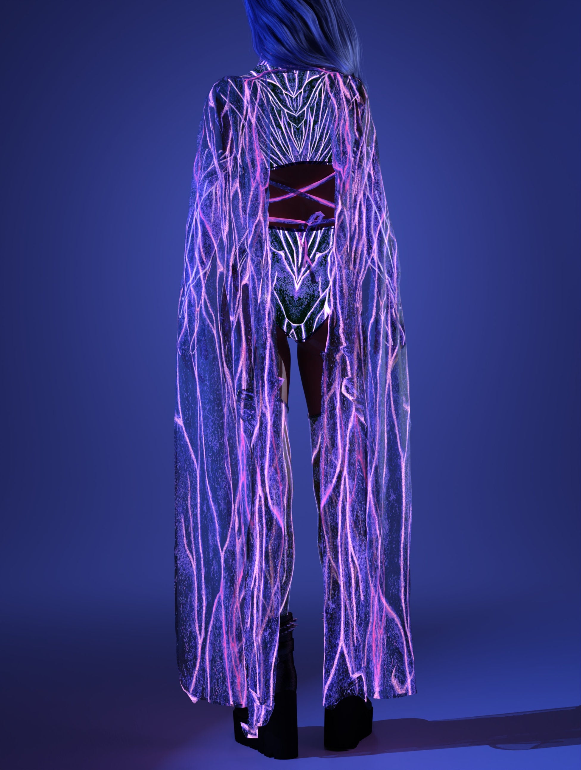 Magenta Burst Chaps Leotard – Candy Catz